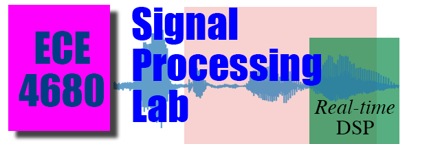 ECE 4680 Signal Processing Laboratory – Dr Wickert